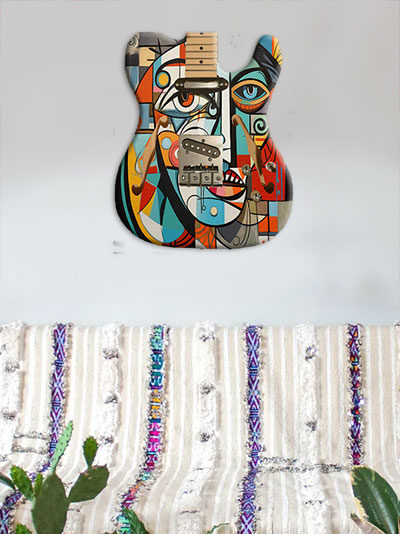 Decorative Guitars For The Wall For Room, Home & Office Decor